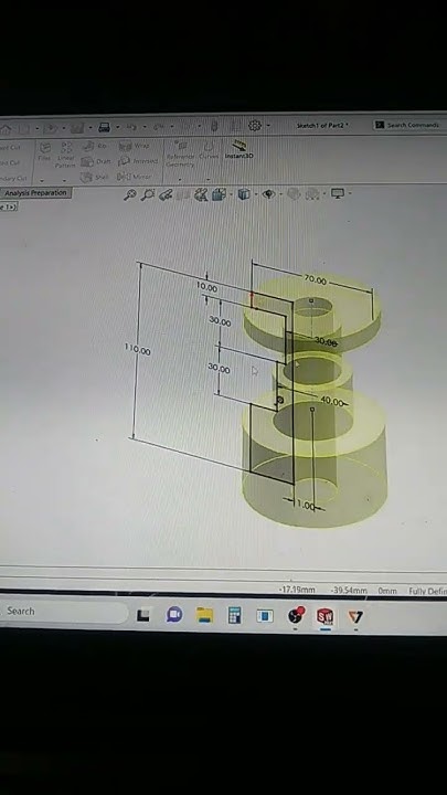 Solidworks Tutorial/3D model/#3dmodeling - YouTube