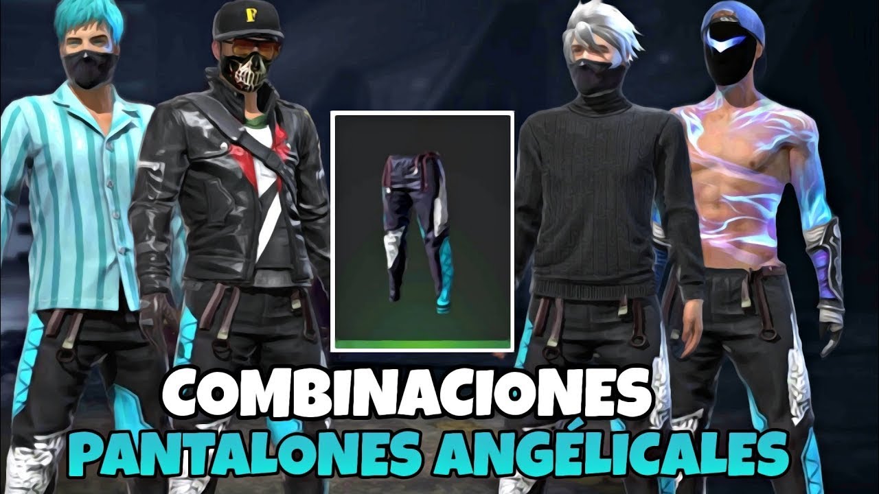 FREE FIRE COMBINACIONES ANGELICALES - FREE FIRE 😇 💙 - YouTube