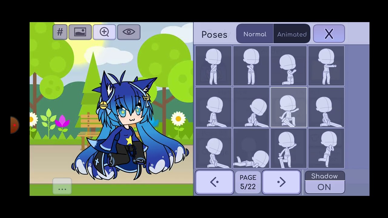my gacha oc is dark blue - YouTube