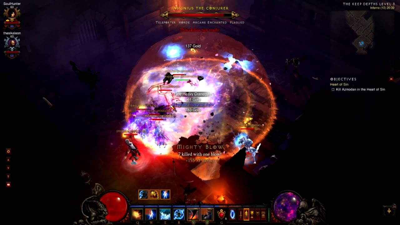 Wizard-Monk Inferno Mp10 Farm - YouTube