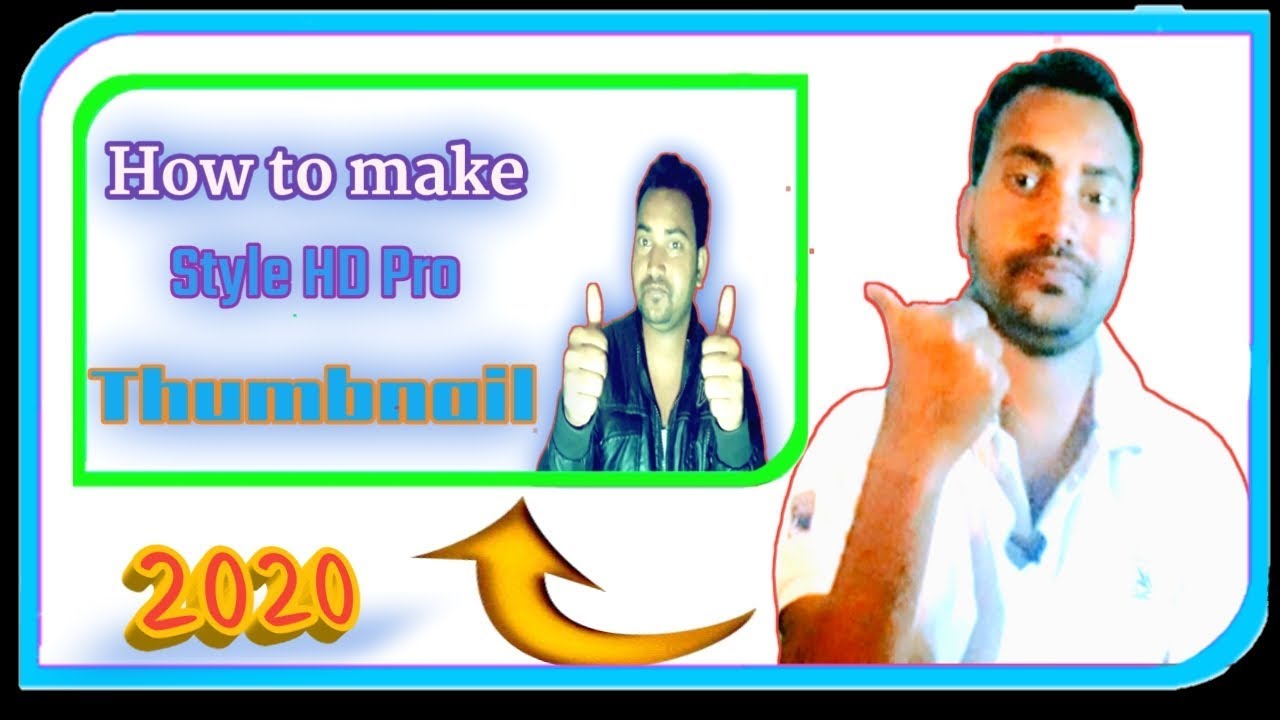 2020 Make High Definition Style HD Pro Thumbnail || How to make HD ...