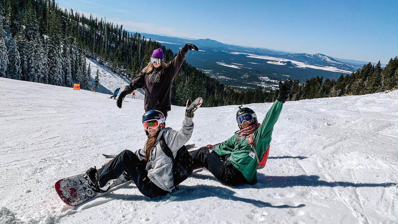 SNOWBOARDING in AZ | the beginning of the end - YouTube