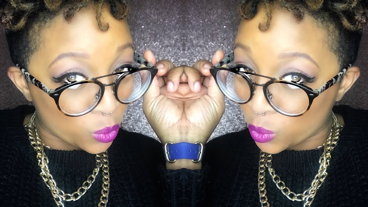 Loc Style for Short Locs With Shaved Sides| Mohawk - YouTube