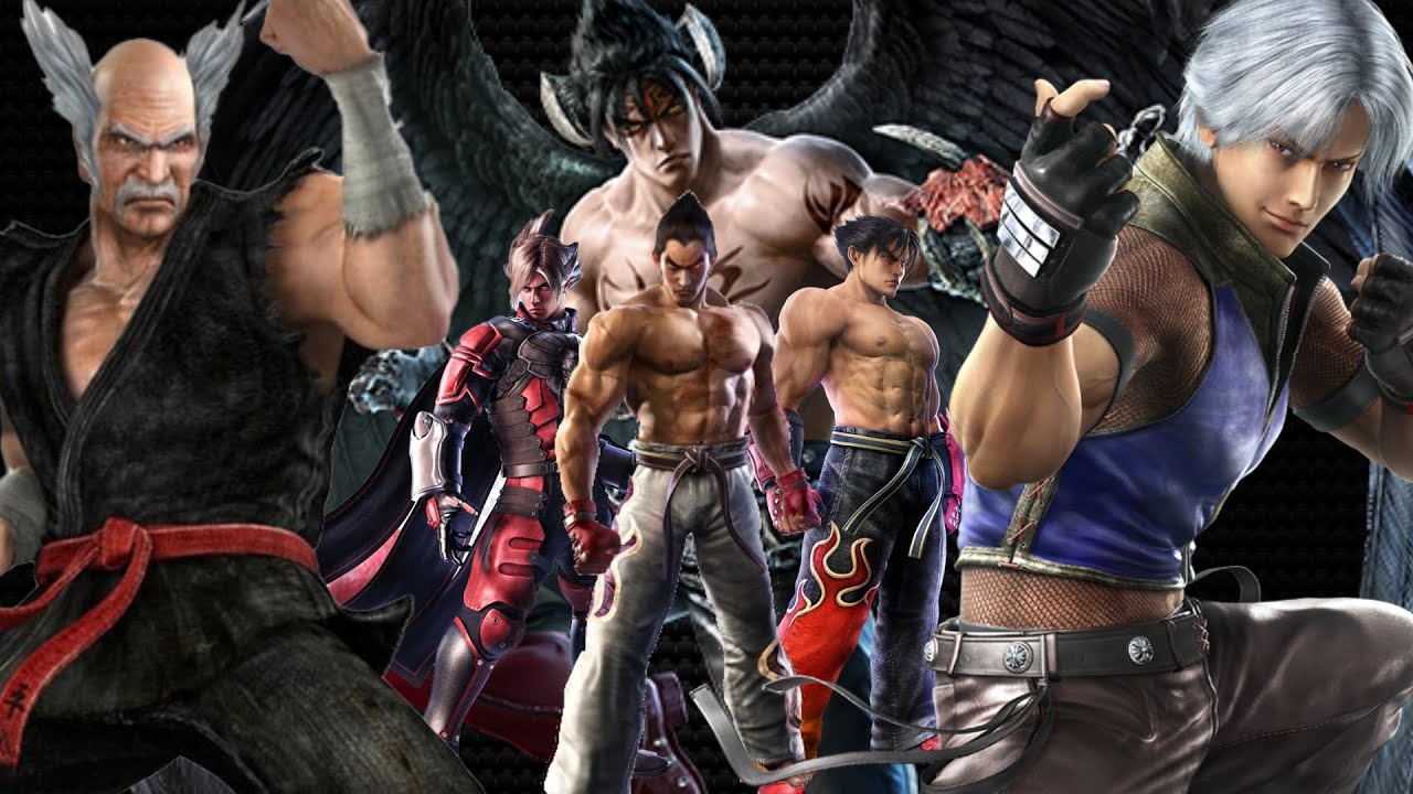 Kazuya Mishima and Heihachi Mishima Sons vs 8 Tekken tag 2 Team Battle ...