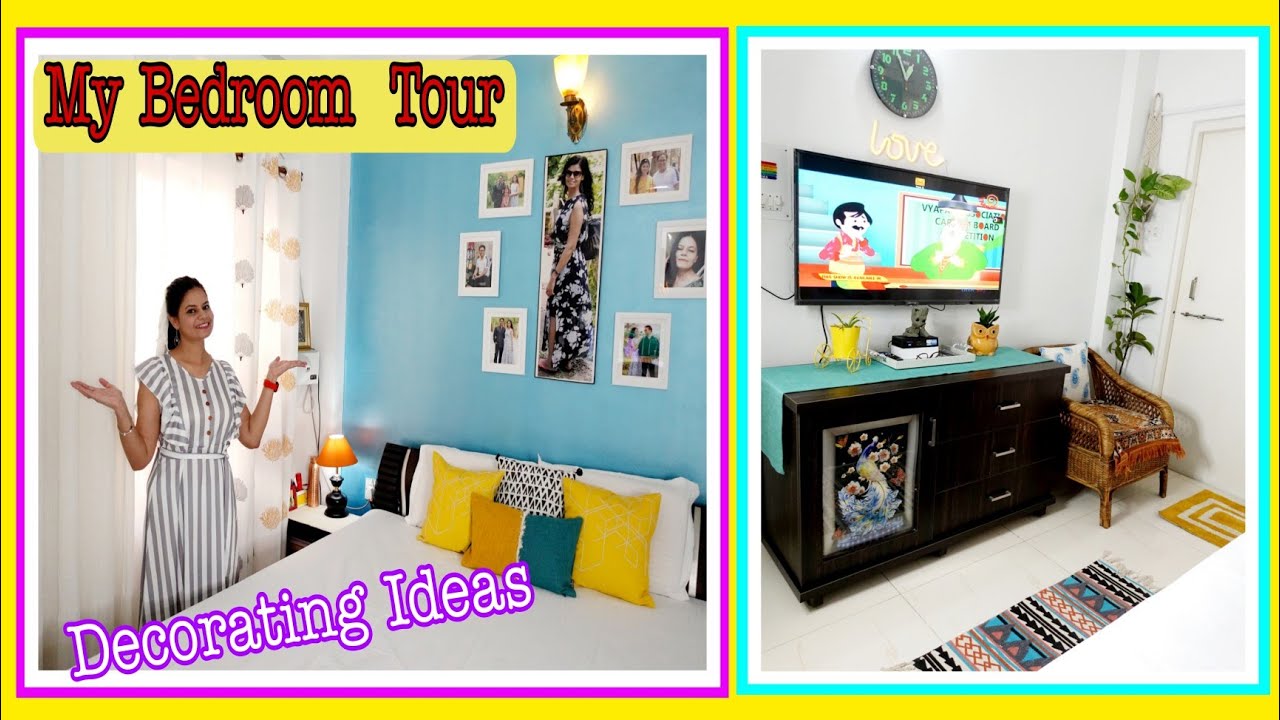 My BEDROOM TOUR 💞2021| With HOME DECORATING IDEAS || BEDROOM MAKEOVER | Pratima'sLIFENLiving ...