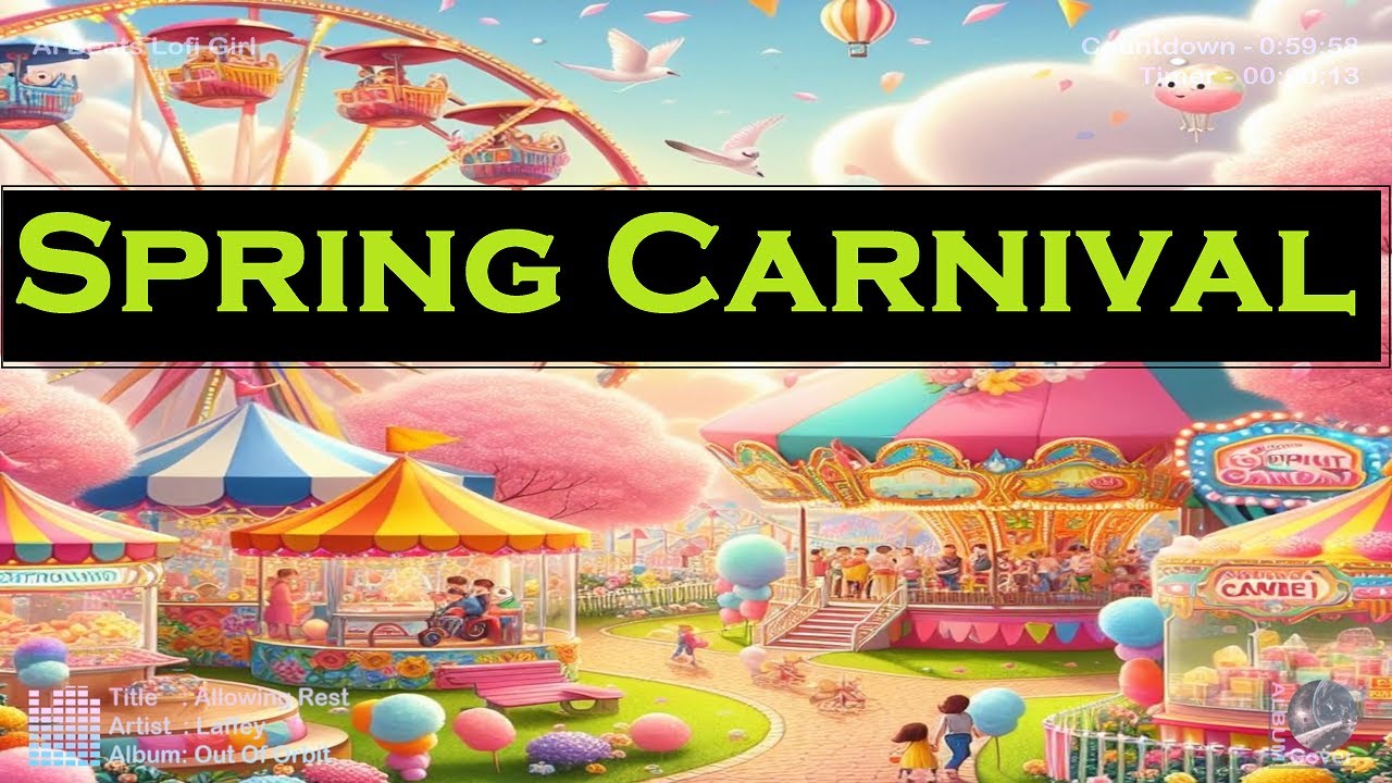 Spring Carnival 🎡 Fun: Rides, Games, Cotton Candy Delights - YouTube
