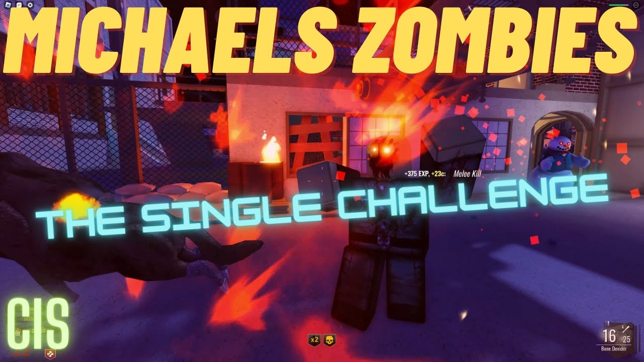 Roblox Michaels Zombies: Can I Survive The Single Challenge? - YouTube