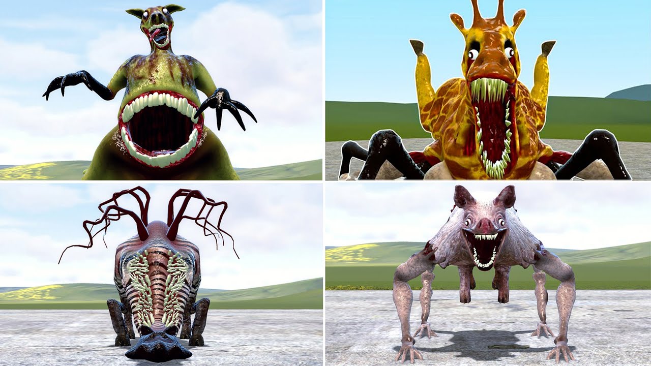 I FOUND ALL ZOOCHOSIS MONSTERS In Garry's Mod #shortsgmod #zoochosis # ...