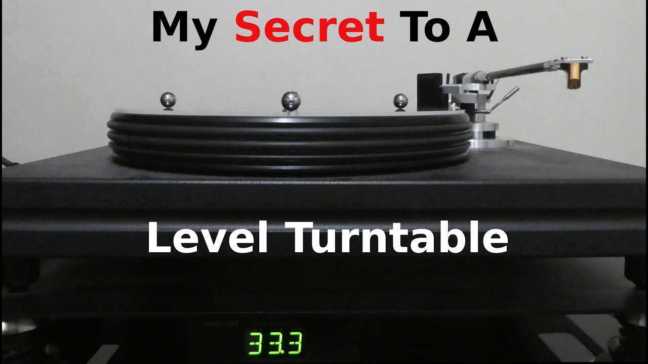 Level Your Turntable Inexpensively - YouTube