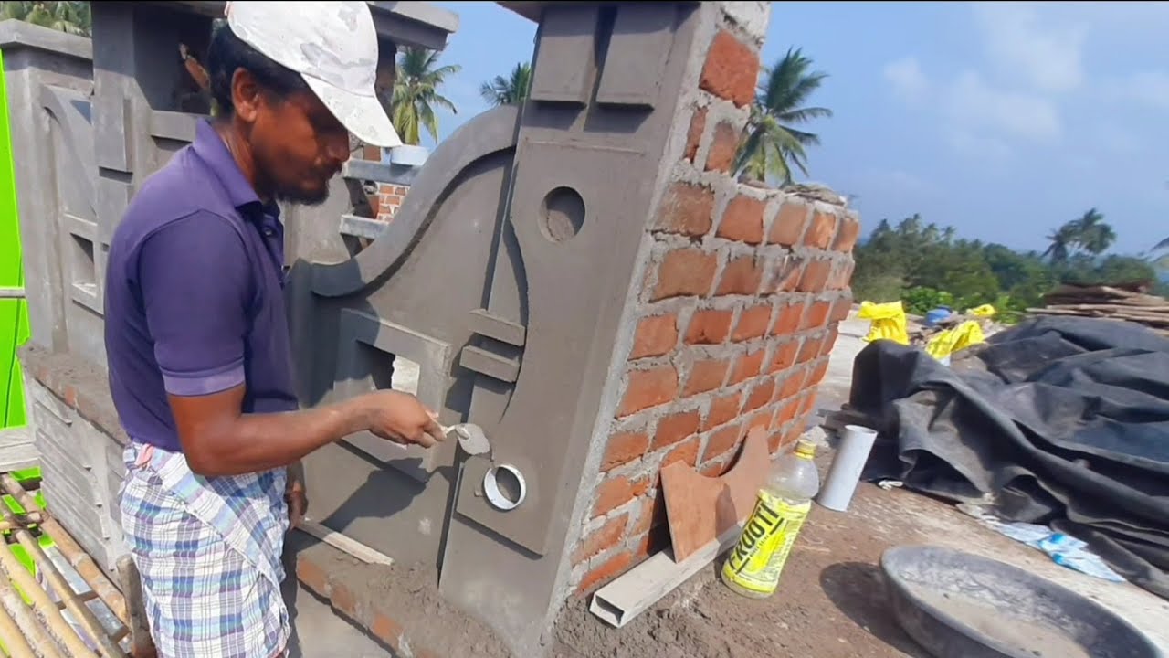 Plastering Techniques for Parapet_Wall Design Excellent Perfect Wall ...
