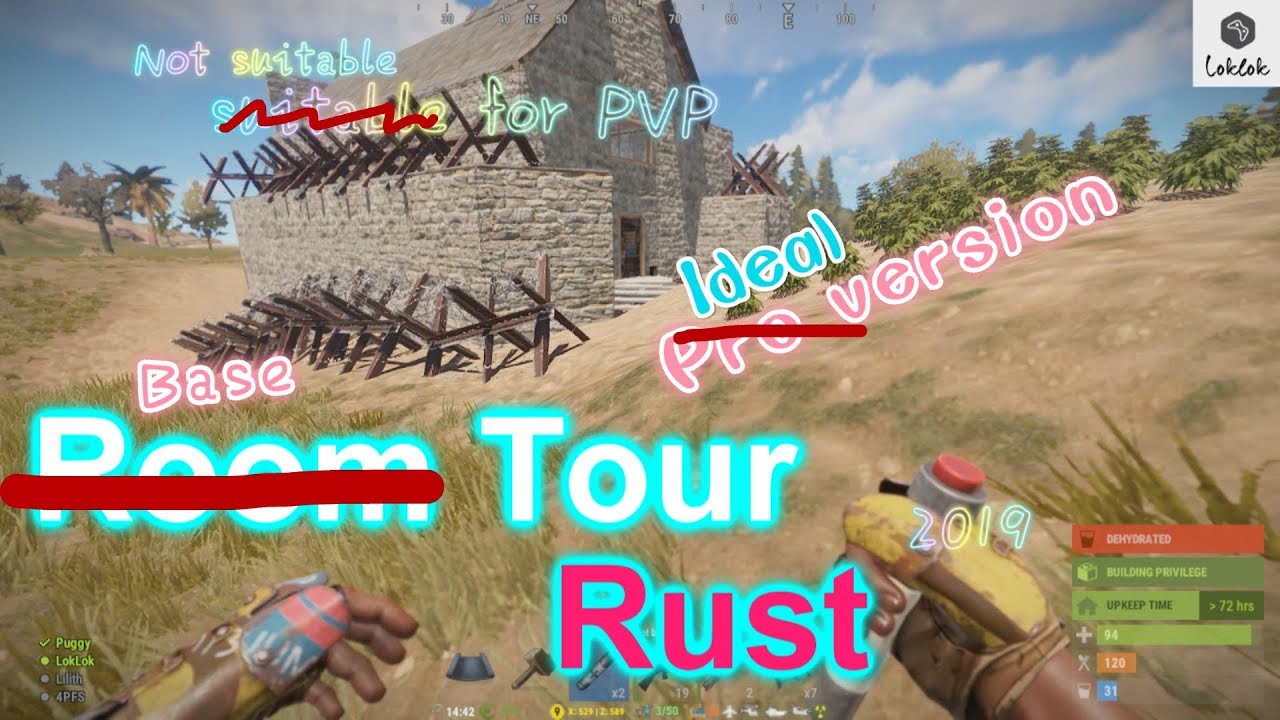 【Rust Home Tour 2019】Best? Base tour walkthroughs for PVP(ideal version ...