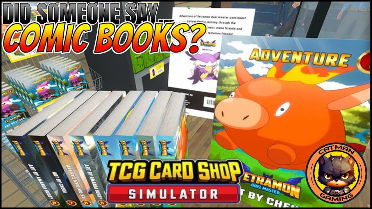 🔴We Now Have COMICS In this New Update!!| TCG Card Shop Simulator ...