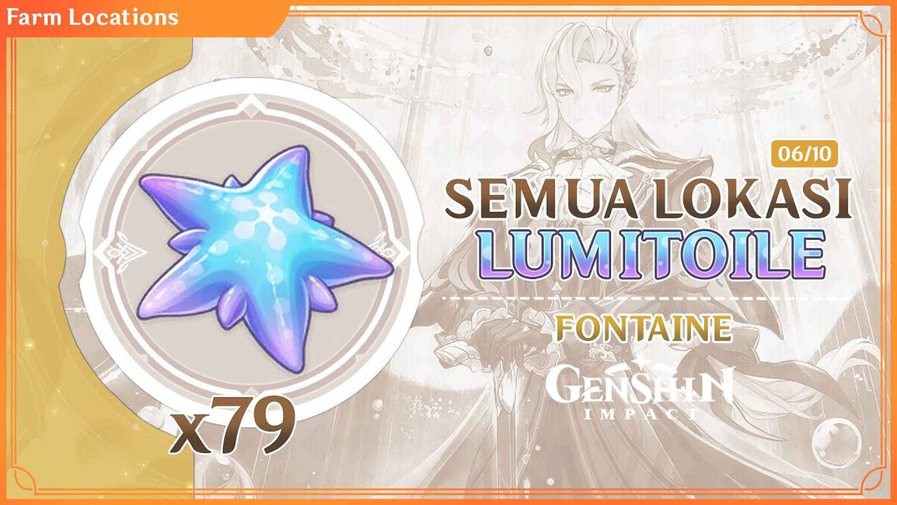 SEMUA LOKASI LUMITOILE FONTAINE 4.1 GENSHIN IMPACT | LOCATIONS ...