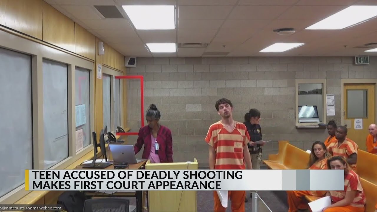 Teen charged in Albuquerque murder appears in court - YouTube