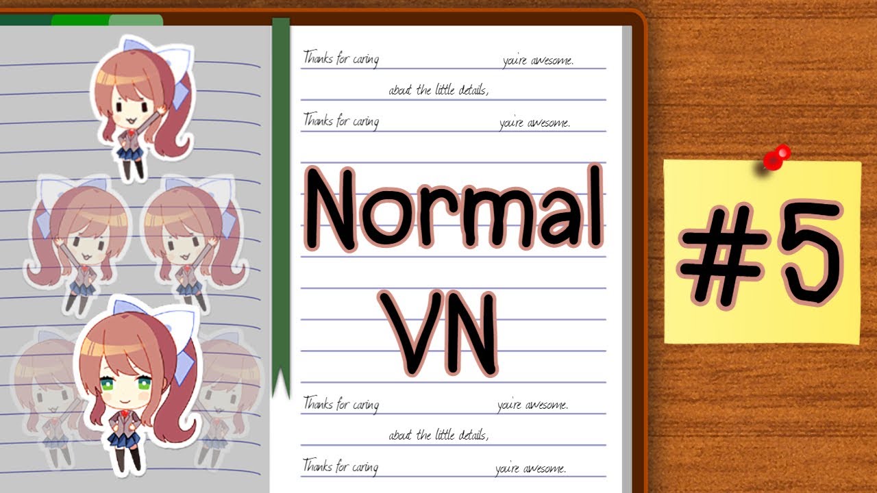 📝 💞 Poems for Monika | "Normal VN" Mod #5 (Monika Route) - YouTube