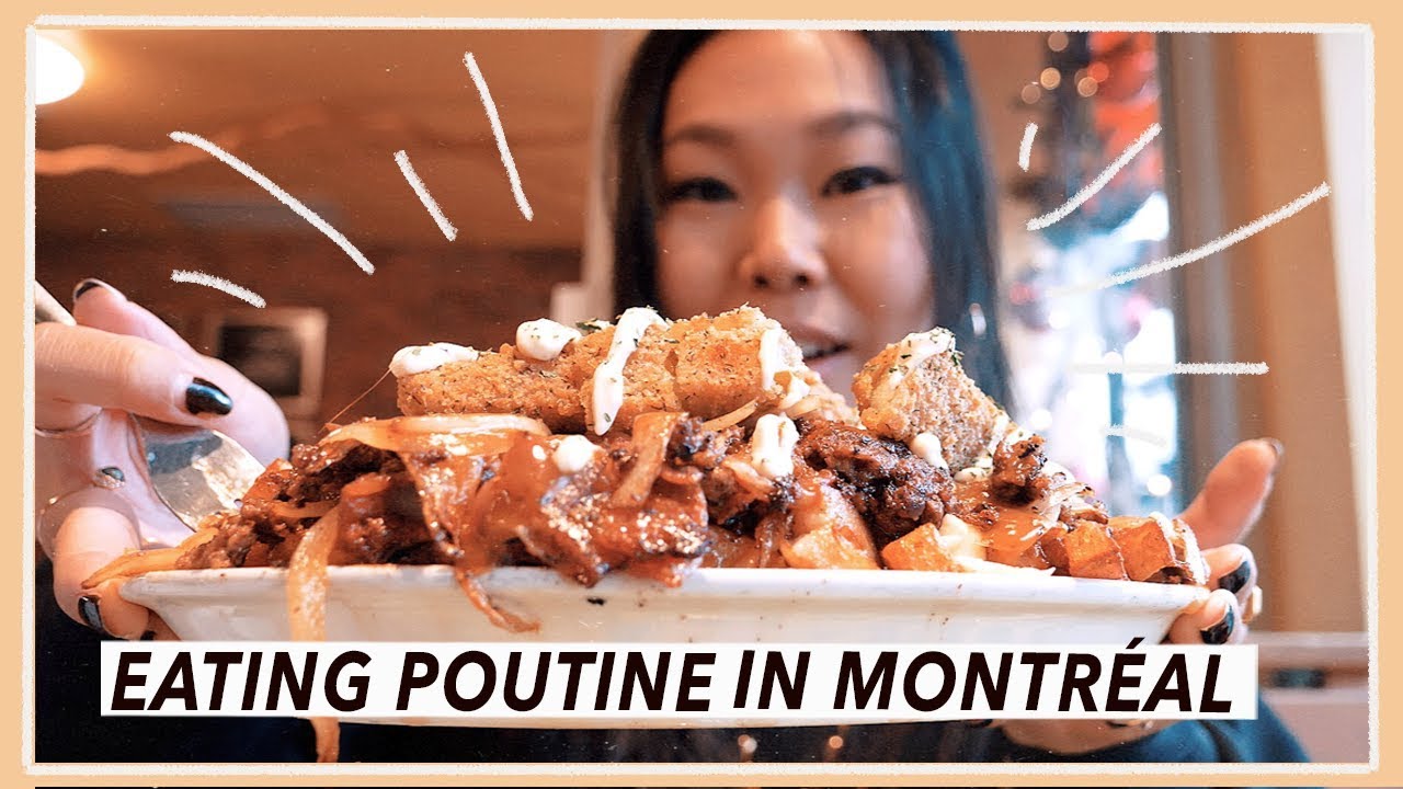 First Time Eating Poutine in MONTREAL | Canada Food Travel Vlog - YouTube