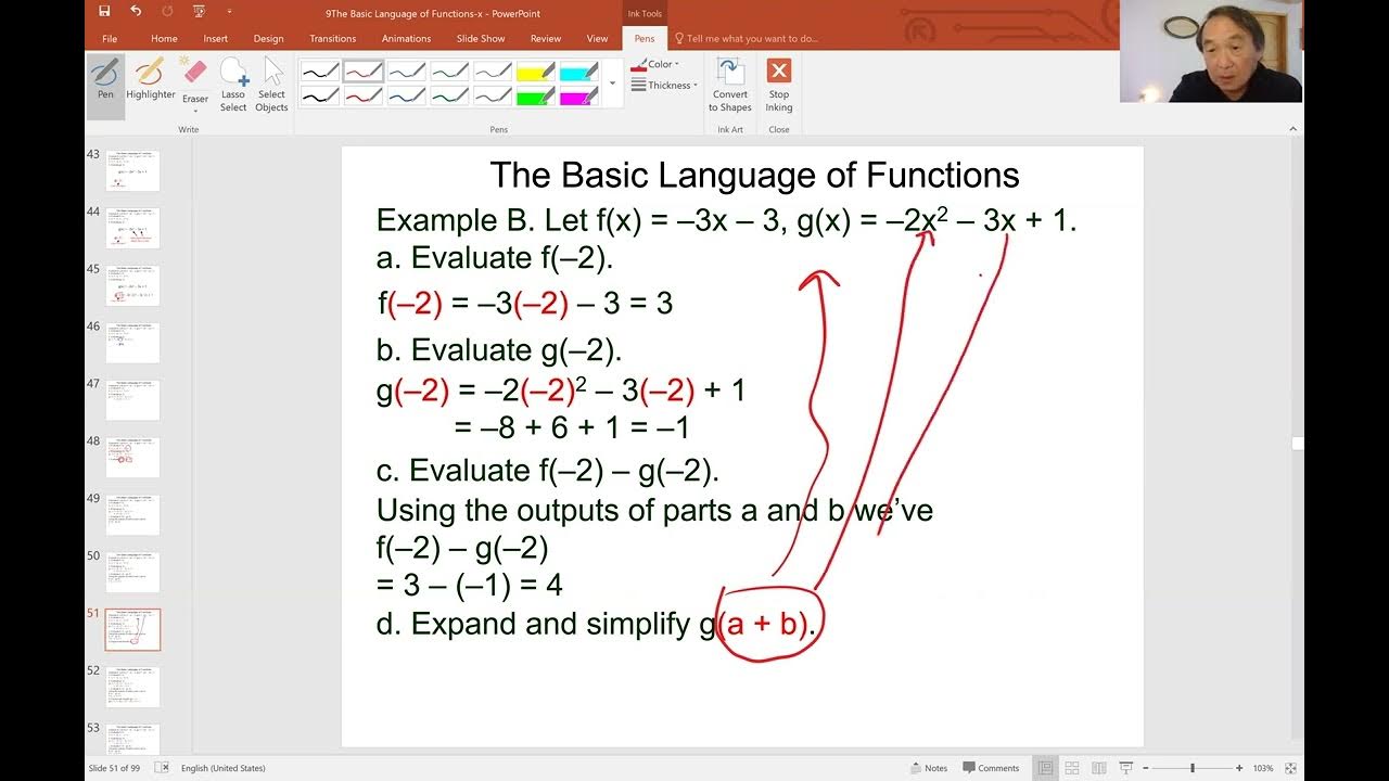 9The Basic Language of Functions - YouTube
