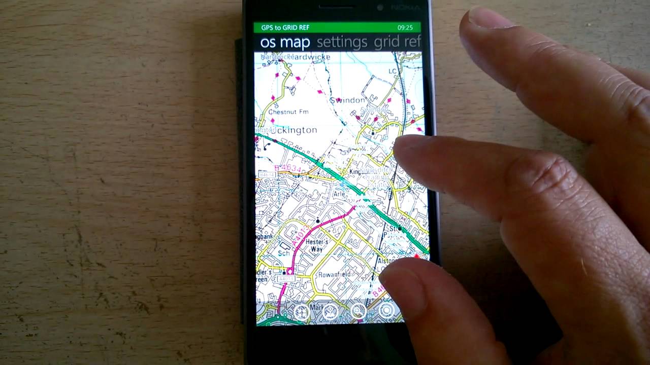 OS map and grid ref download - YouTube