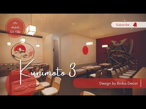 Thiết kế nhà hàng Kunimoto 3, quận Gò Vấp - Design by Binba Decor