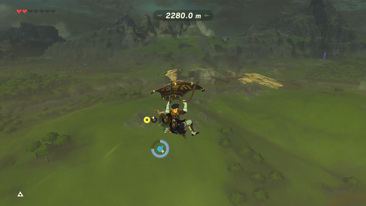perfectly normal botw parasail mini-game - YouTube