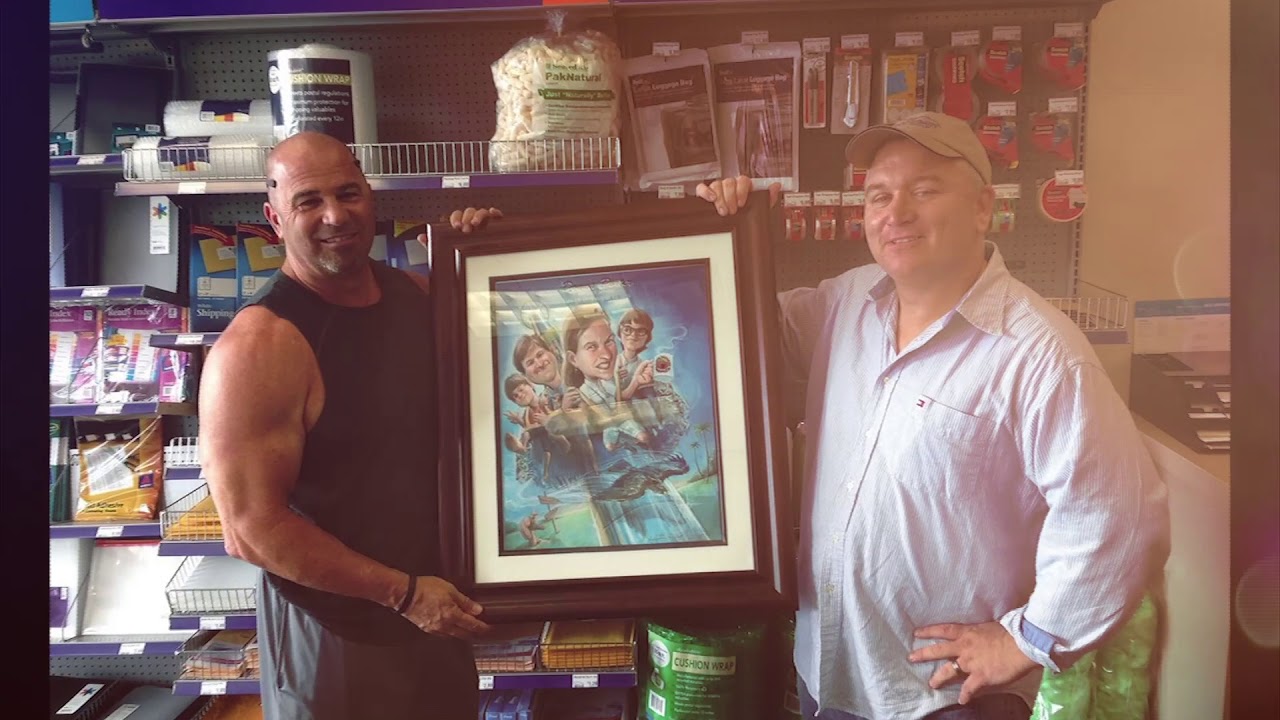 Lars-Erik Robinson Florida Caricaturist Logo Sting Intro Video. - YouTube