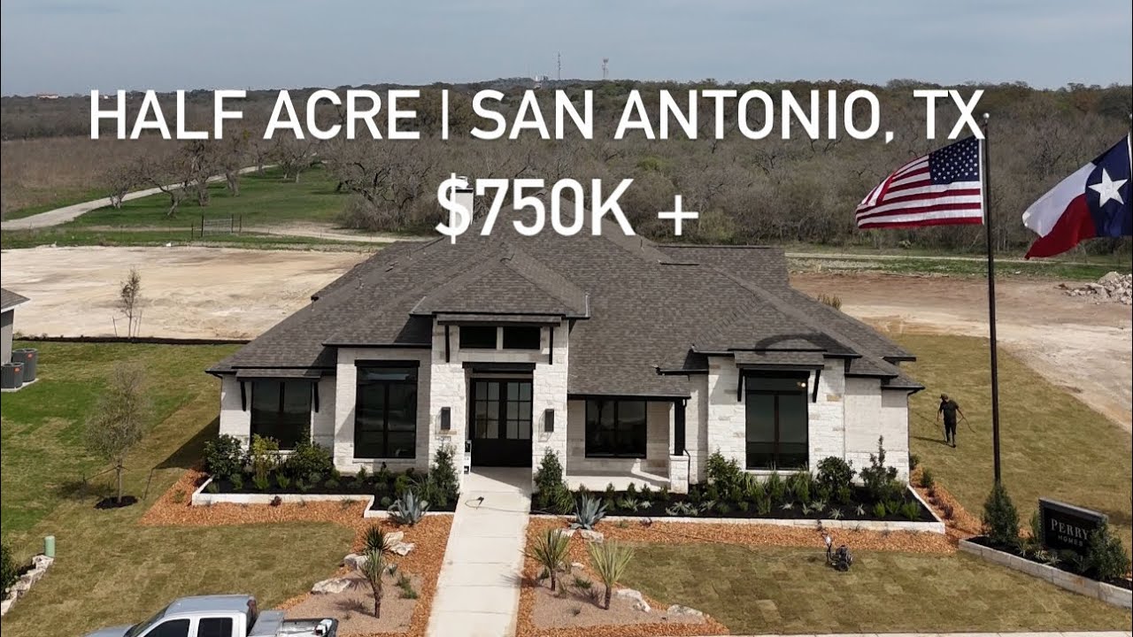 HALF ACRE Perry Homes Available NOW in San Antonio, TX - YouTube