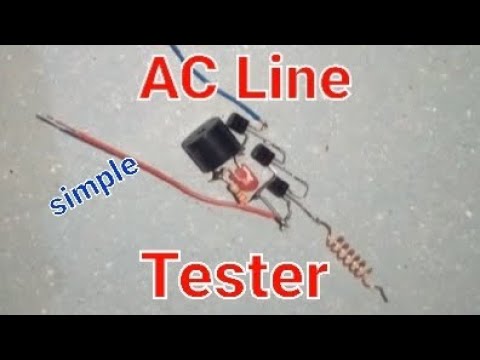AC Current line tester,using BC547 transistor || BC547 Transistor ...
