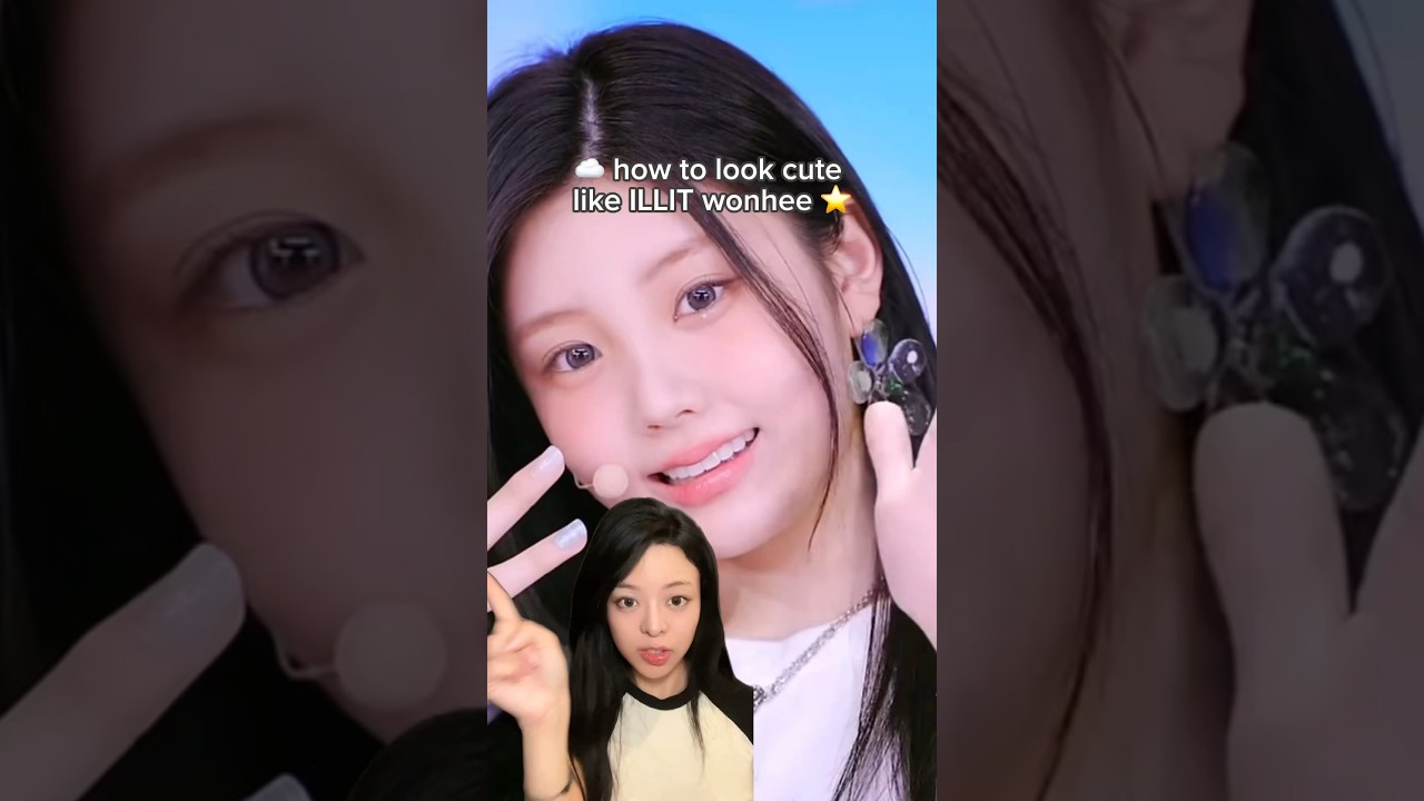 how to look CUTE like ILLIT Wonhee ‼️🍡 - YouTube