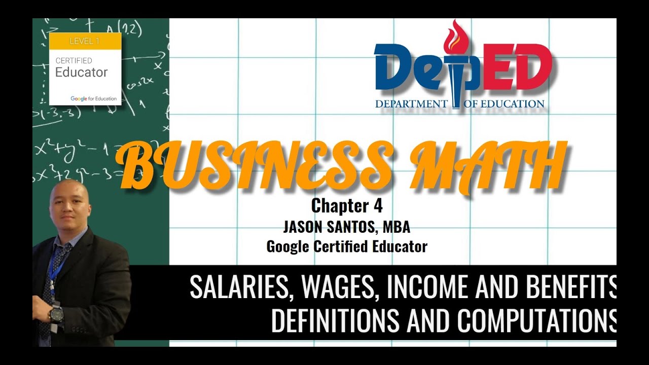 Business Math pt6 | Salary, Wages, Benefits (Tax, SSS, Pag-Ibig ...