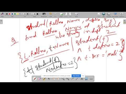 Lecture 2.31 | Relational Calculus in DBMS | Dr. Pushpa Choudhary - YouTube