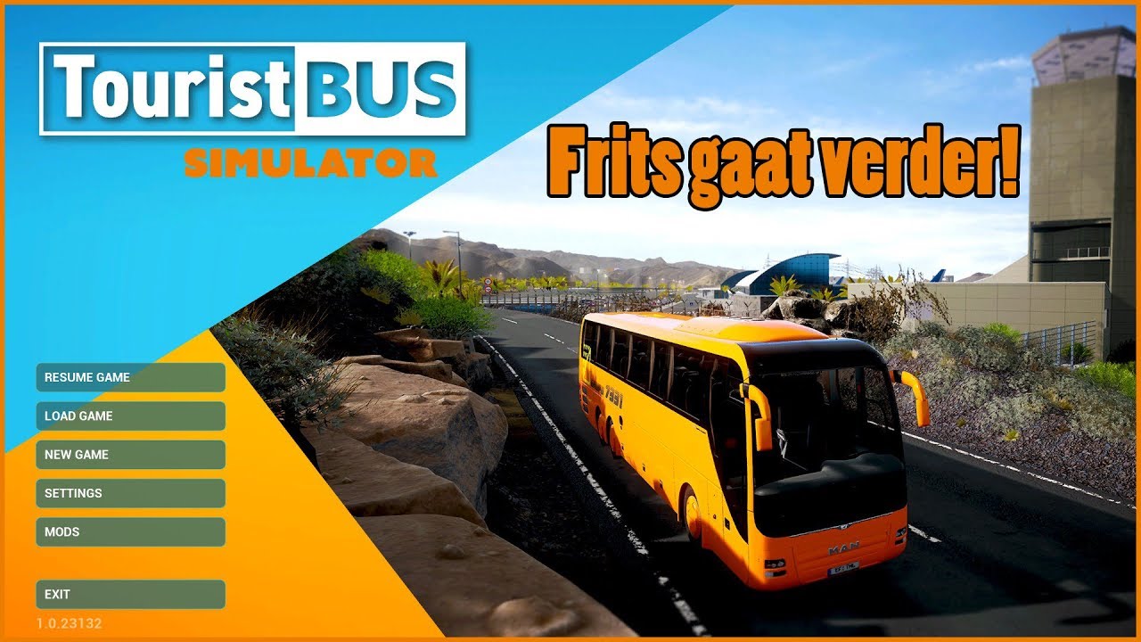Frits gaat verder! Tourist Bus Simulator {G29} - YouTube