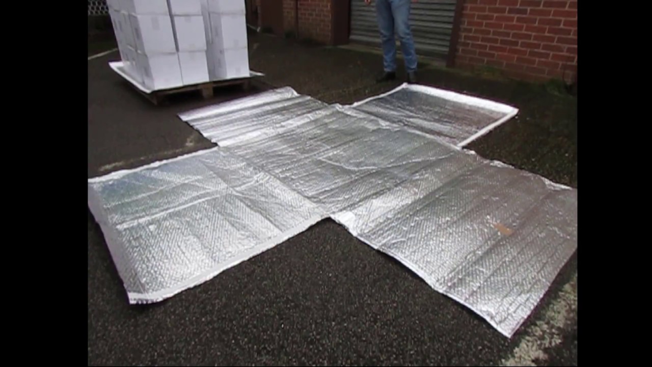 How to Insulate a Pallet with ThermaPack Insulation Pallet Covers - YouTube