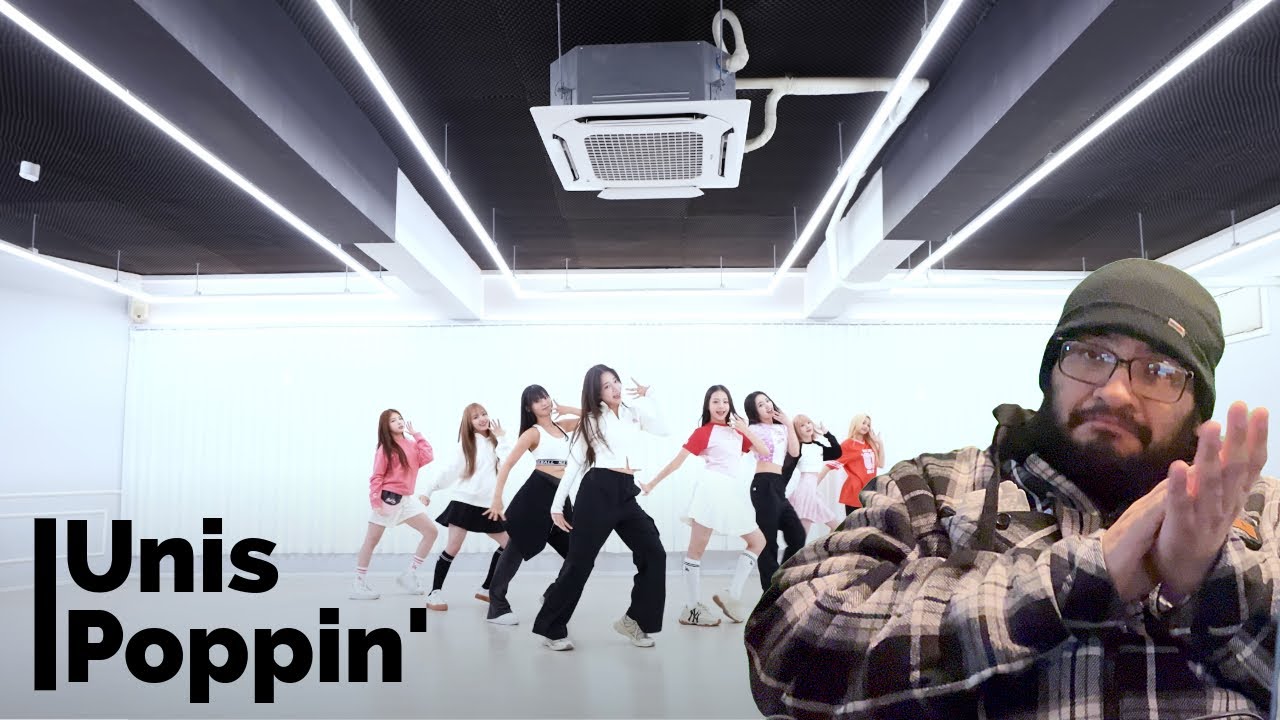 Unis 'Poppin’' Dance Practice Reaction/Review - YouTube