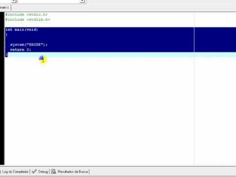 Curso de programação em C/C++ - Aula01 (estrutura básica e conceitos ...