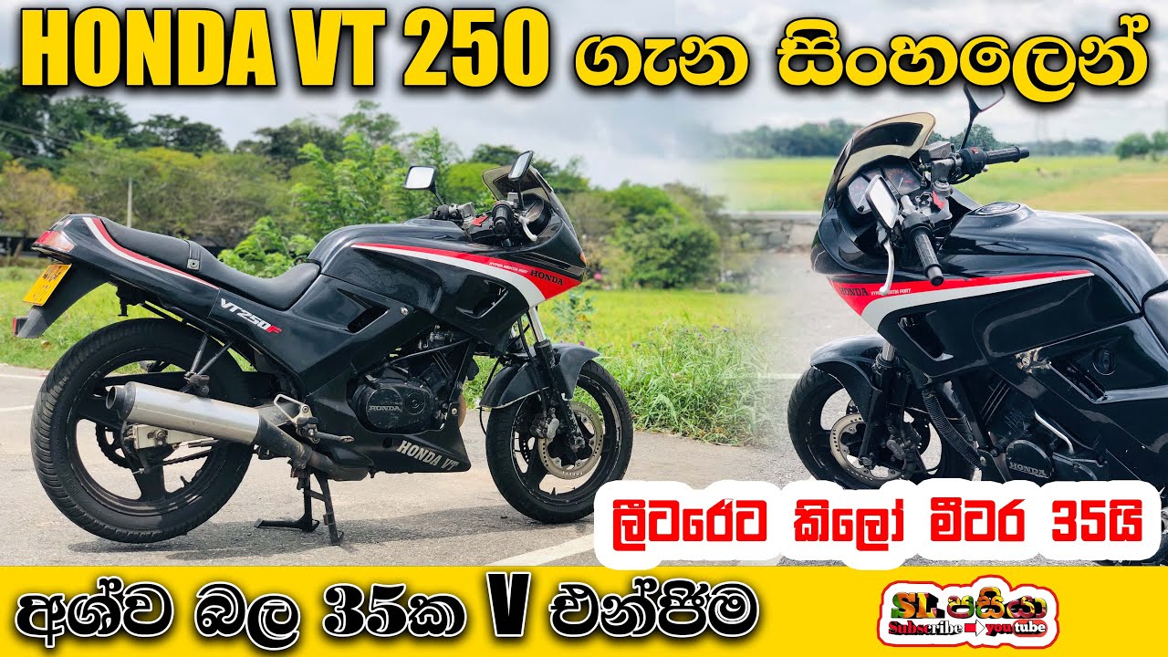 HONDA VT 250 F Review Sinhala | SRI LANKA - YouTube