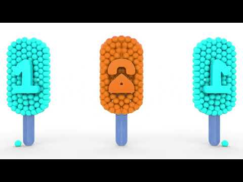 Learn Numbers with 3D Popsicle Extreme Visual Effect