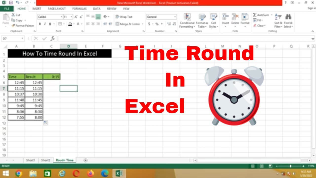 How To Round Time In Excel Round Time In Excel YouTube How To Round Time In Excel Round Time In Excel YouTube