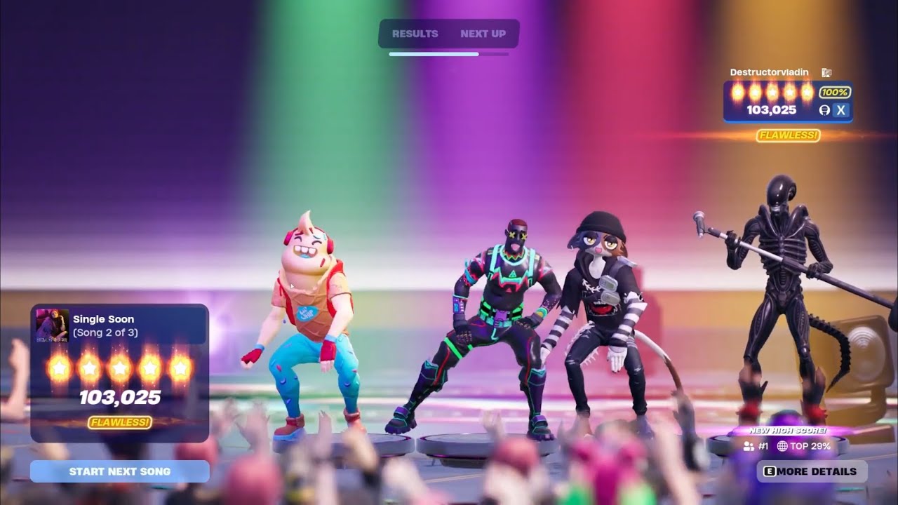 Fortnite Festival - Single Soon (Expert Vocal) Flawless 100% Gameplay ...