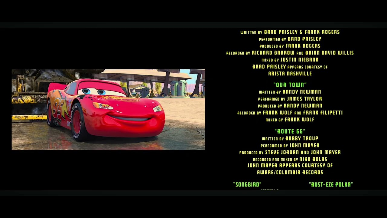Cars Ending Credits 2006 - YouTube