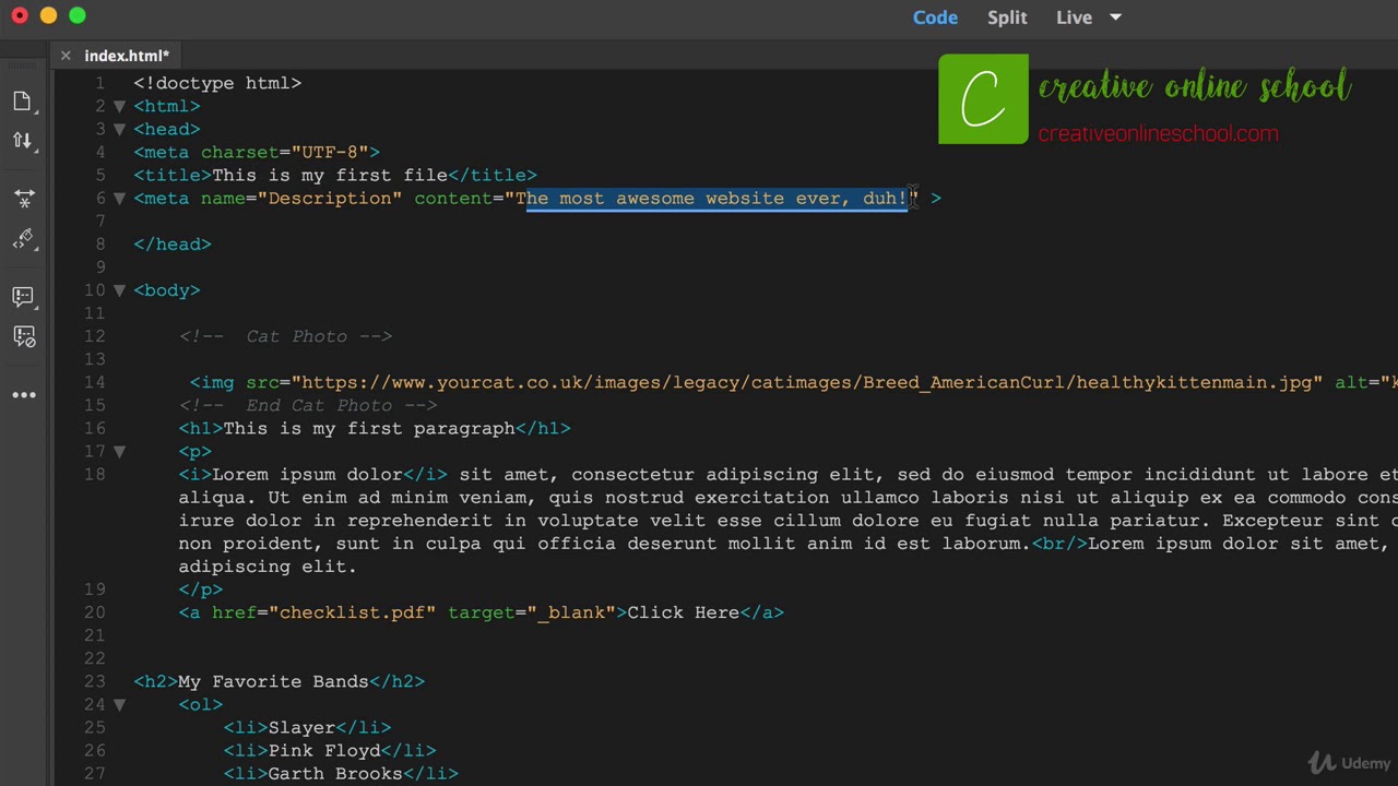 Advance Web Development || 20. Meta Tags - YouTube