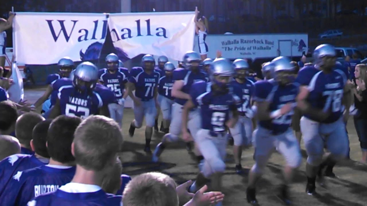 Walhalla HS football team - YouTube