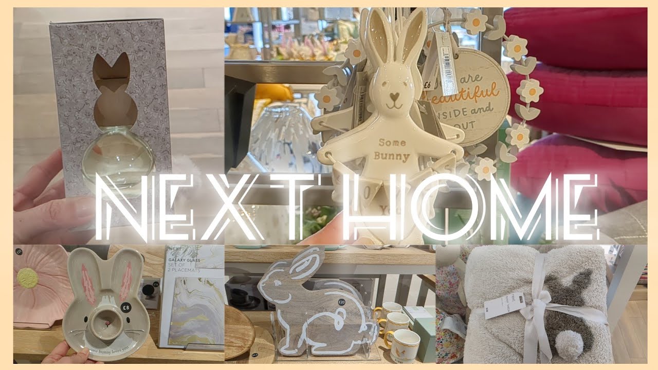 Next Home Easter decor | Allthingscosy shopwithme 🧺 - YouTube