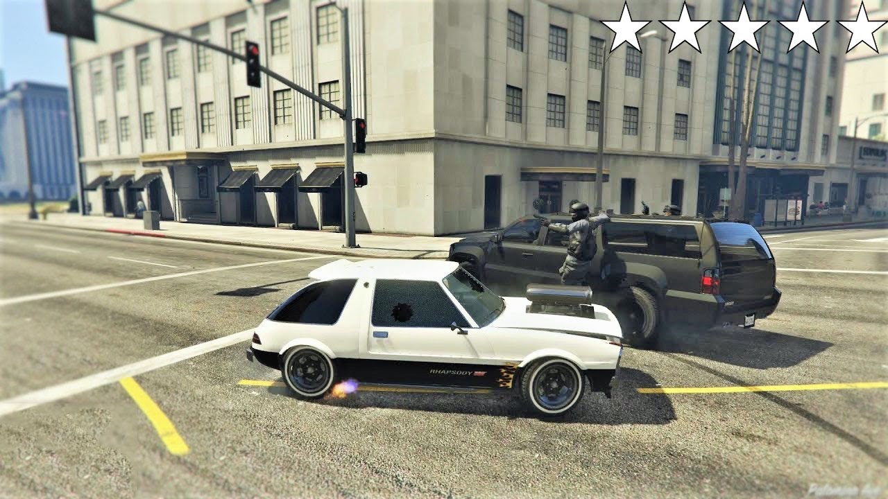 GTA 5 - BEST CAR + POLICE CHASE (RHAPSODY) - YouTube