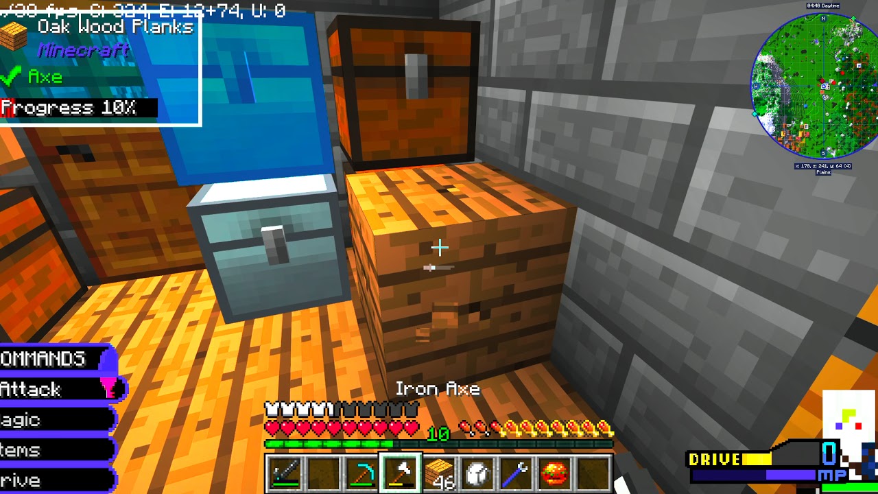 Let's play minecraft day 2 - automated tree farm - YouTube