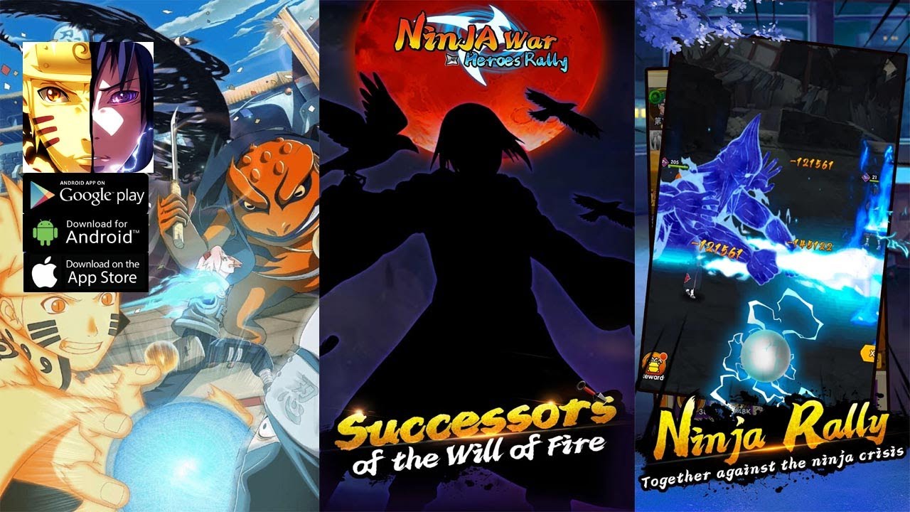 Ninja War Heroes Rally Gameplay - New Naruto RPG Android Download - YouTube