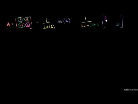 2x2 Matrisin Tersi (Kalkülüs / Matrisler) (Matematik)