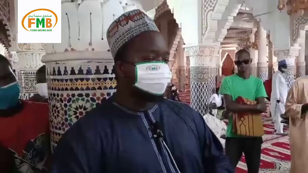 Don de 1000 masques du « Fonds Médina Baye » à la grande mosquée de ...