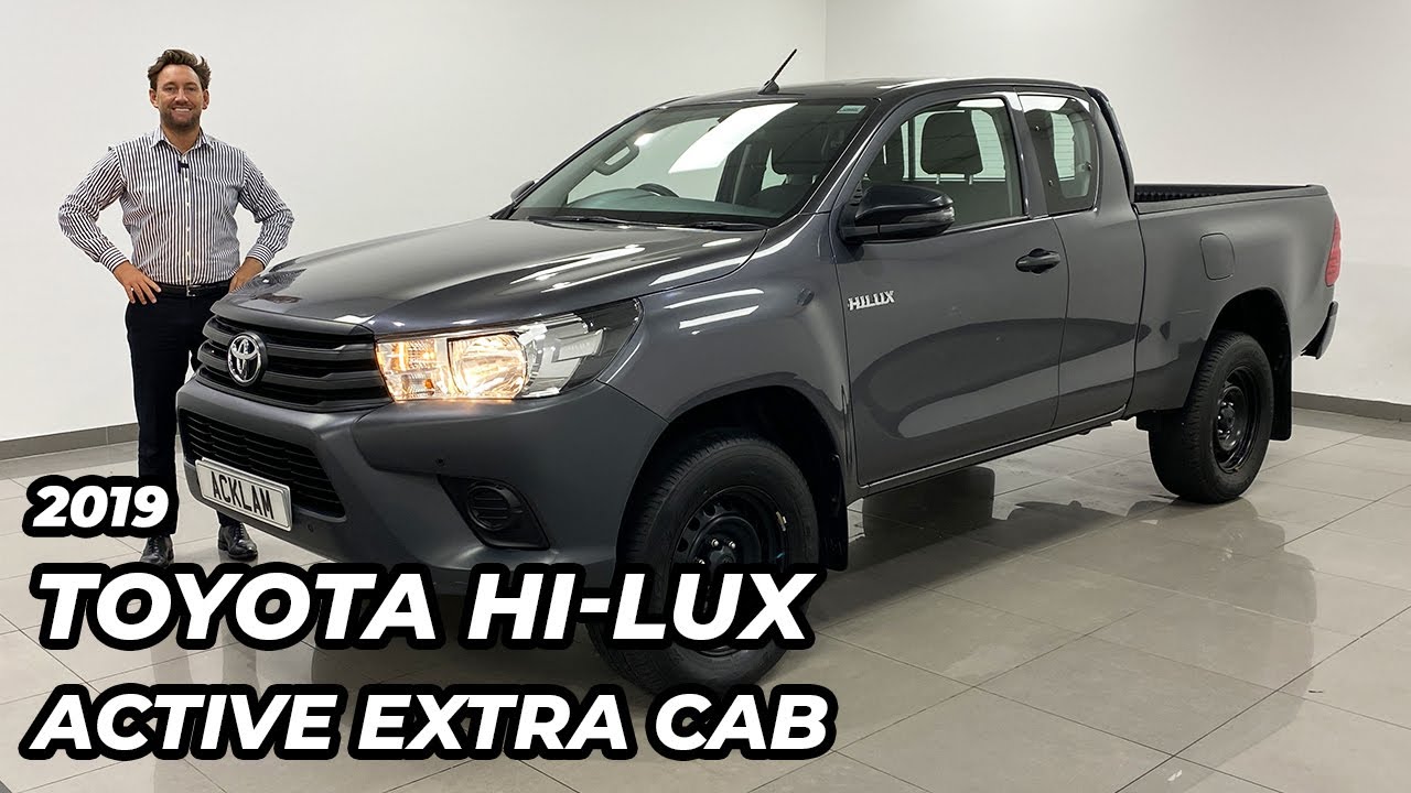 2019 Toyota Hi-Lux D-4D Active Extra Cab - YouTube