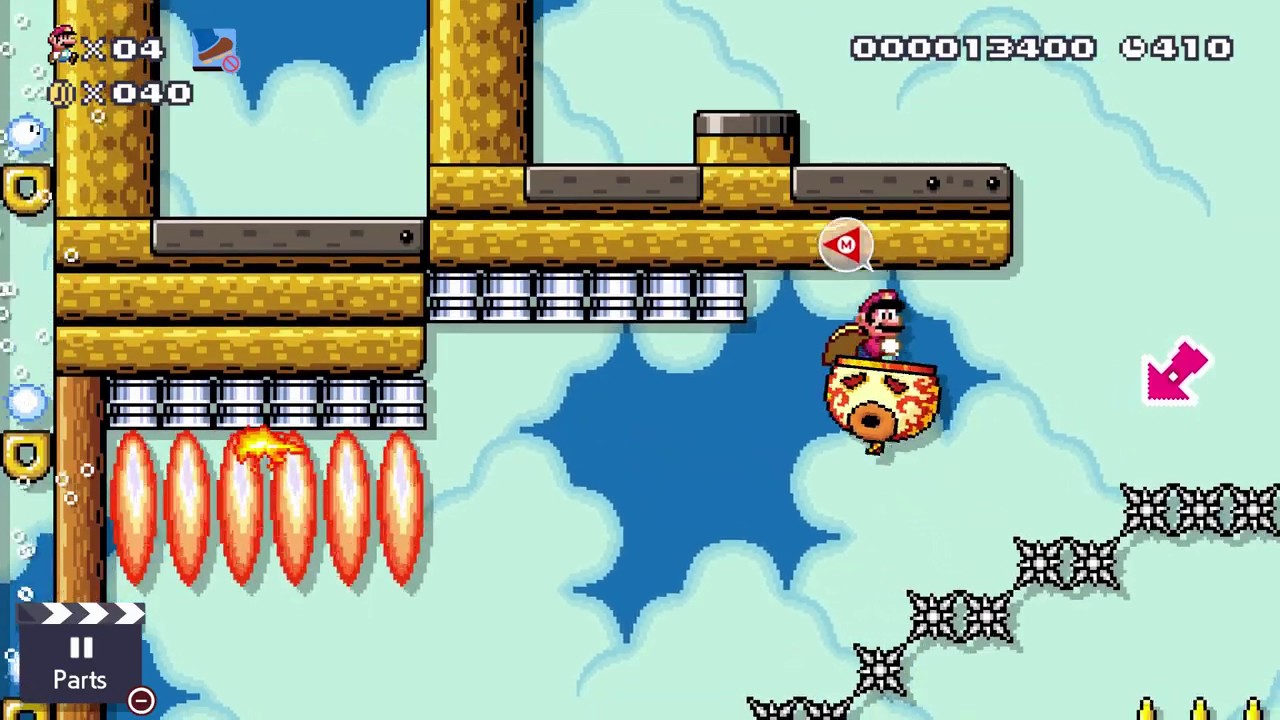 Super Mario Maker 2: Story Mode Level (Airship Flight) [1080 HD] - YouTube