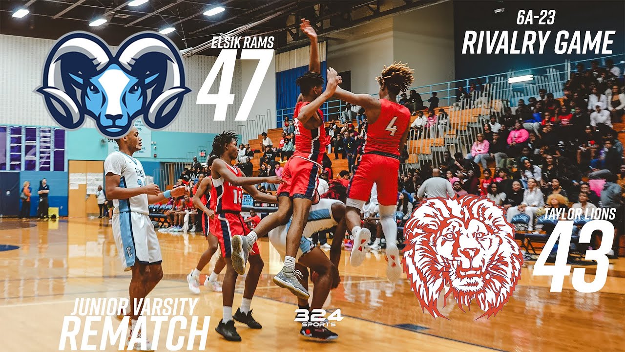 Alief Elsik Rams -vs- Alief Taylor Lions Full Game Recap | Junior ...